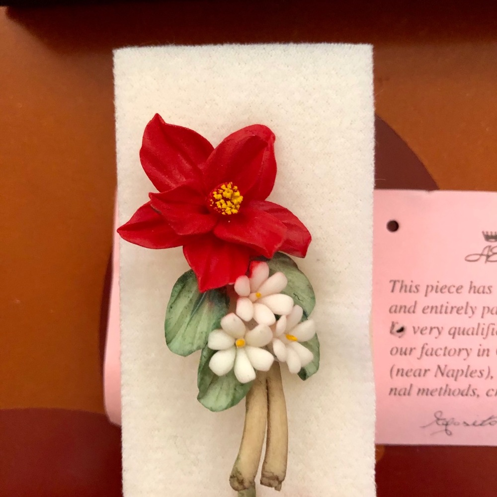 Capodimonte Ceramic Italian Jewelry - Gem